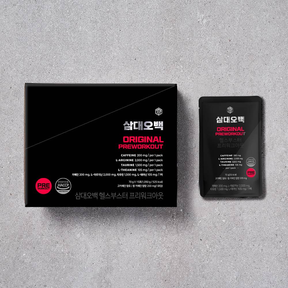 삼대오백 프리워크아웃 헬스부스터 70g x 15포 | 삼대오백 | 히티 | Hity